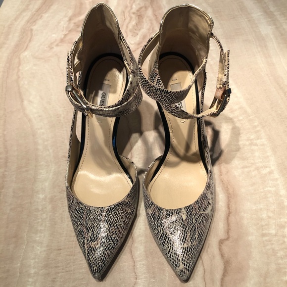 Guess | Shoes | Guess Ambelu Snake Skin Stiletto Heels | Poshmark